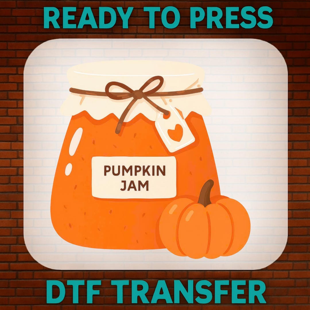 Kawaii Cozy Autumn Clipart DTF Transfer, Ready to Press, Heat Transfer ...