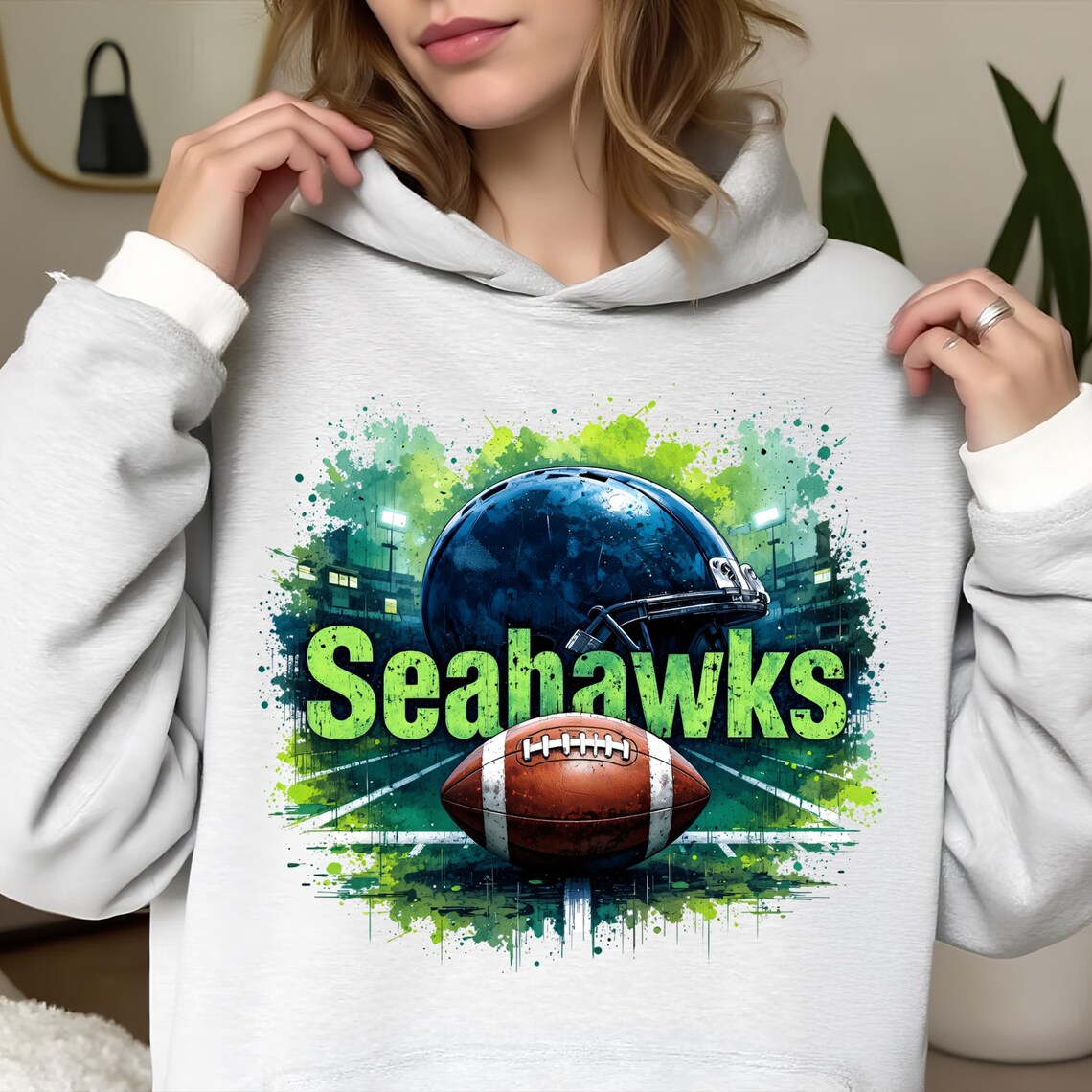 Seahawks Football Sublimation Clipart PNG: Use for T-shirt, Stickers ...