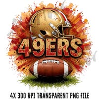 San Francisco 49ers Cookies, Superbowl Cookies - Etsy