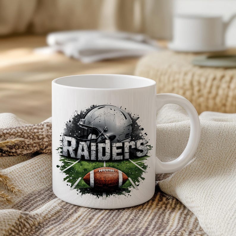 Raiders Football Sublimation Clipart PNG: Use for T-shirt, Stickers ...