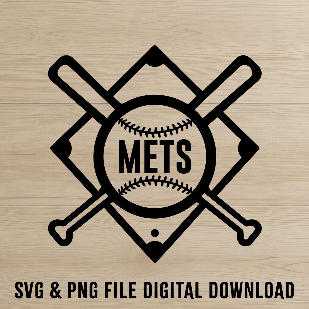 Mets Baseball SVG and PNG, Mets Design for Cricut Laser Cut File ...