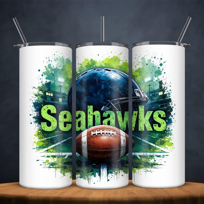 Seahawks Football Sublimation Clipart PNG: Use for T-shirt, Stickers ...