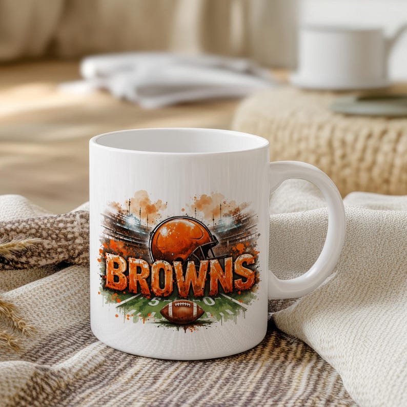Browns Football Sublimation Clipart PNG: Use for T-shirt, Stickers, Mug ...
