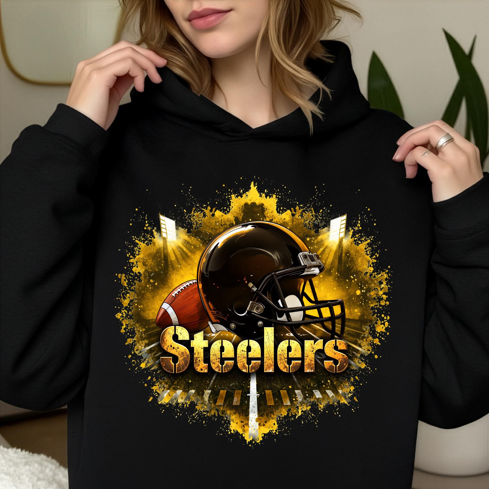 Steelers Football Sublimation Clipart PNG: Use for T-shirt, Stickers ...