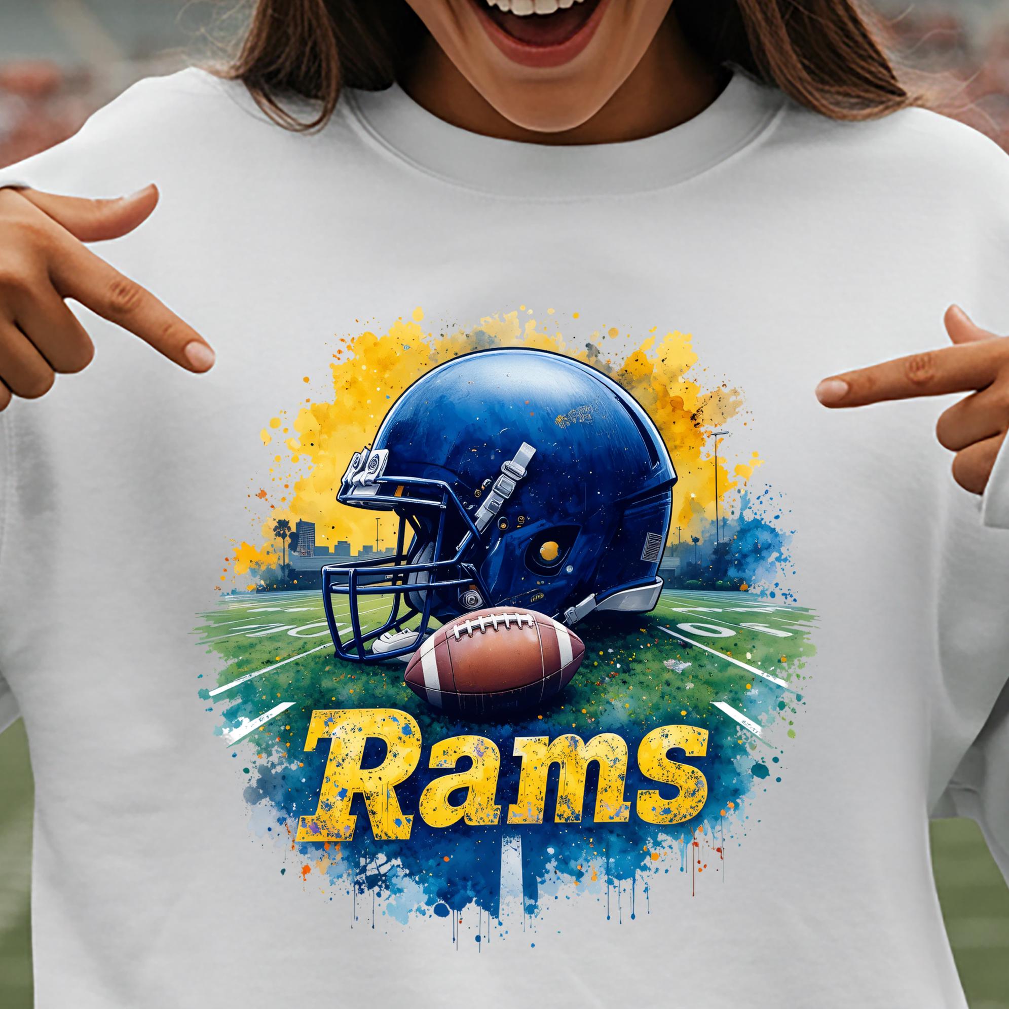 Rams Football Sublimation Clipart PNG: Use for T-shirt, Stickers, Mug ...
