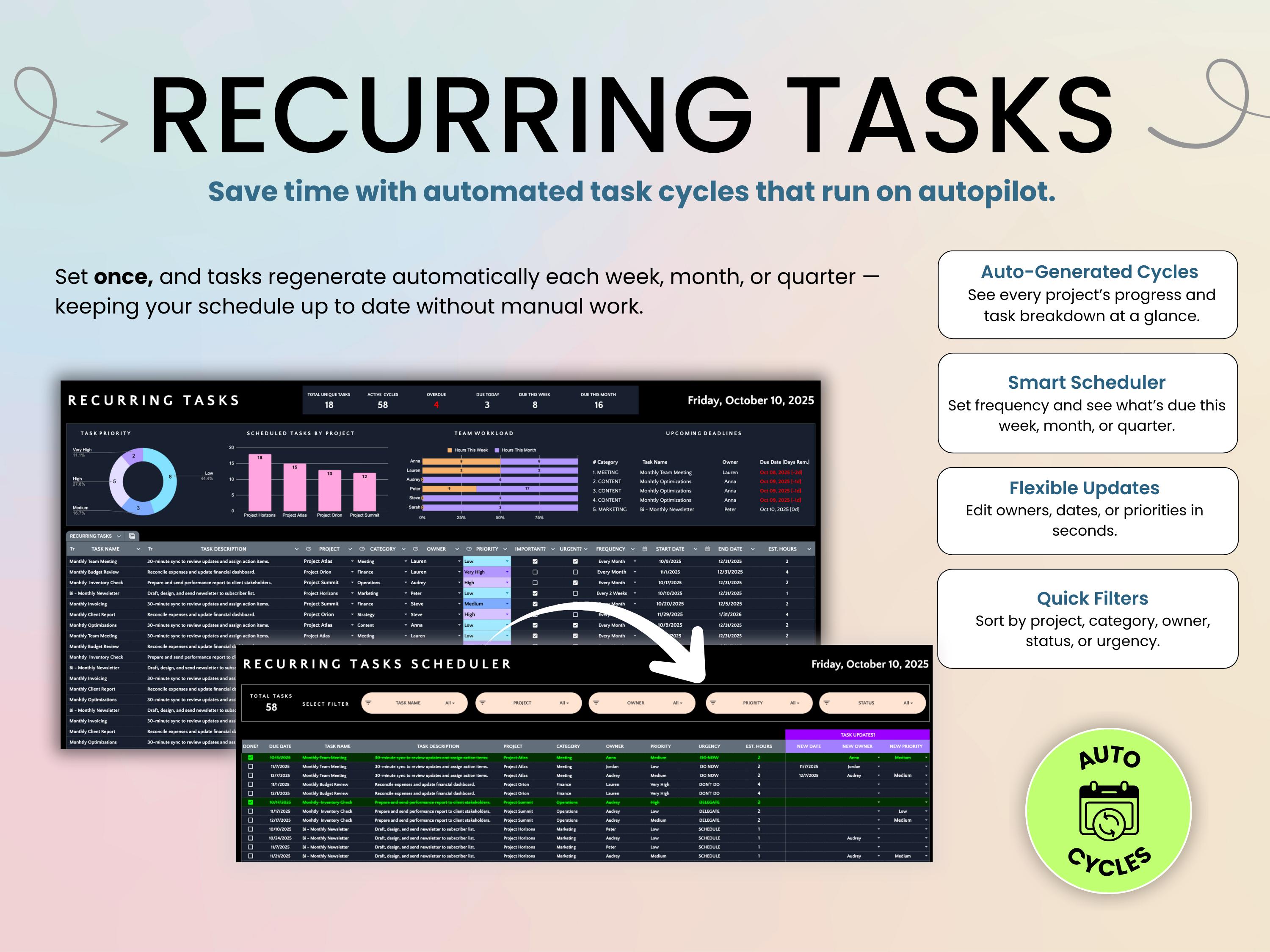 Task Tracker Spreadsheet Dark Mode Task Priority Tracker Google Sheets ...