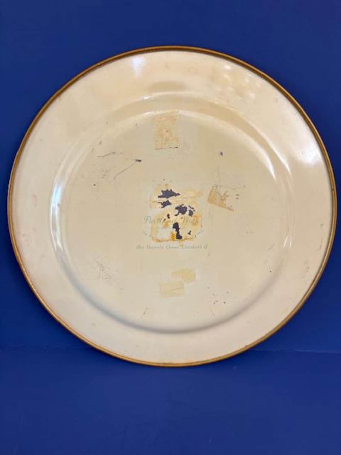 Queen Elizabeth Ii-british Royal Commemorative-tin Plates - Etsy