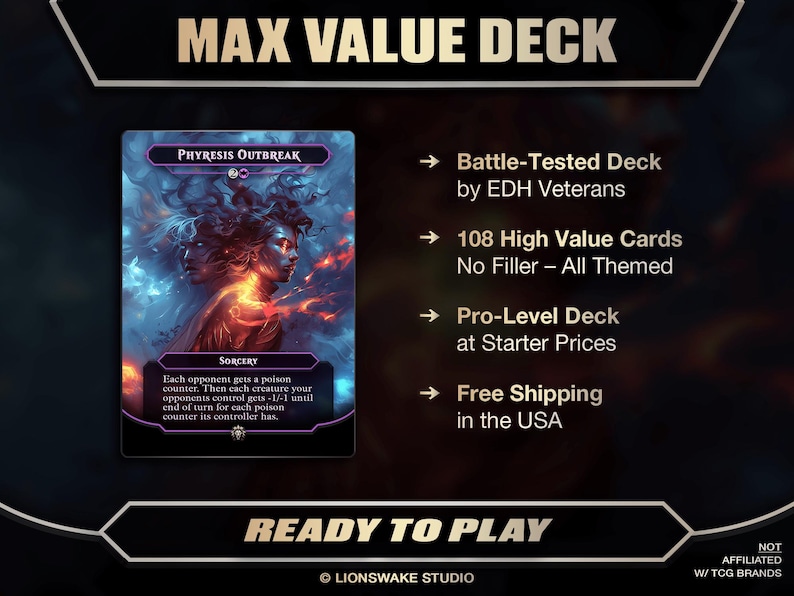Atraxa Infect EDH Deck | 108 Custom Cards | Full-art Commander Proxies ...