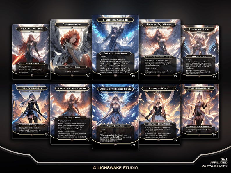 Giada Angel EDH Deck (anime Waifu) | 108 Custom Cards | Full-art ...