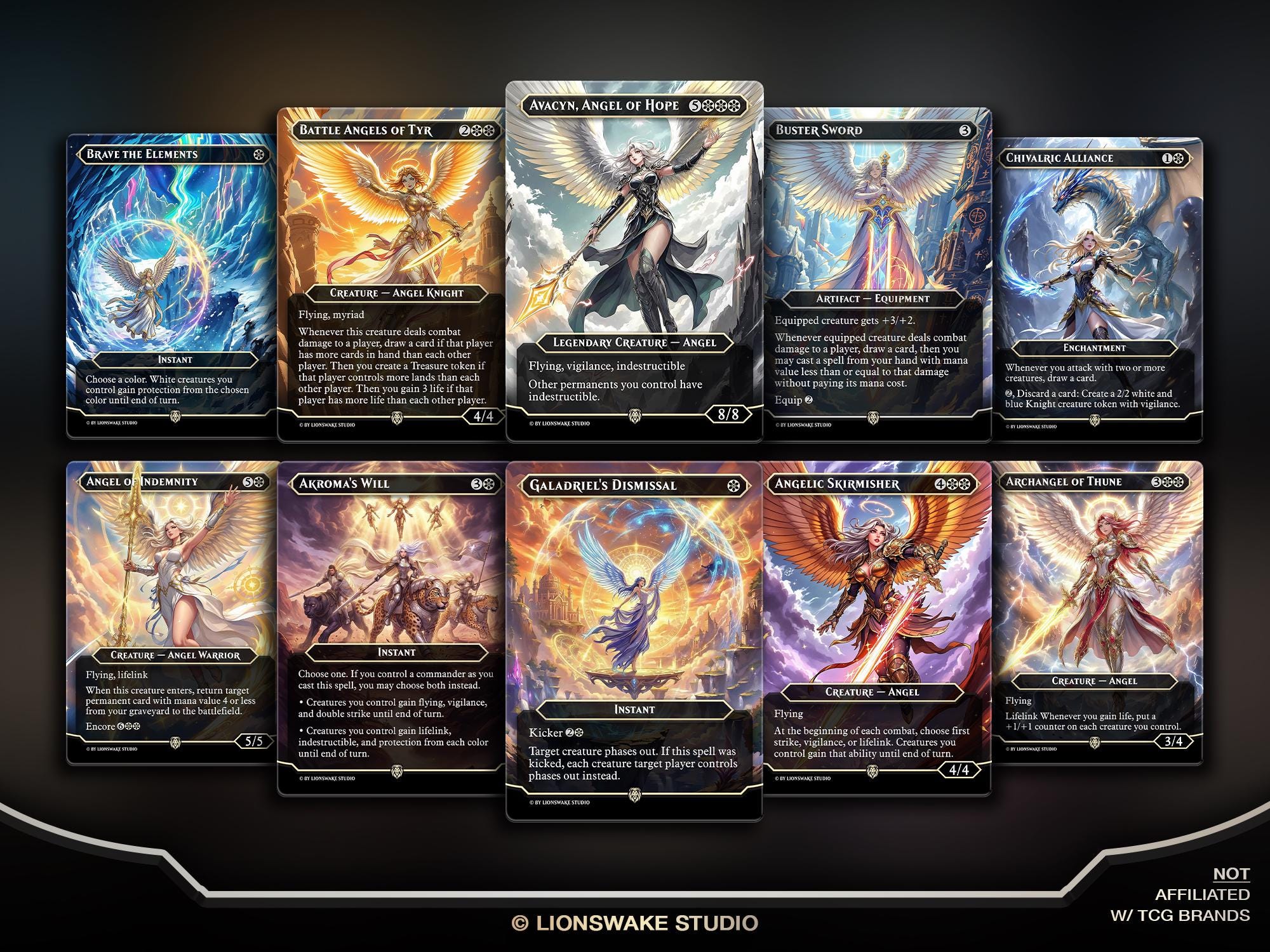Giada Angel Aggro EDH Deck (anime Waifu) | 108 Custom Cards | Full-art ...
