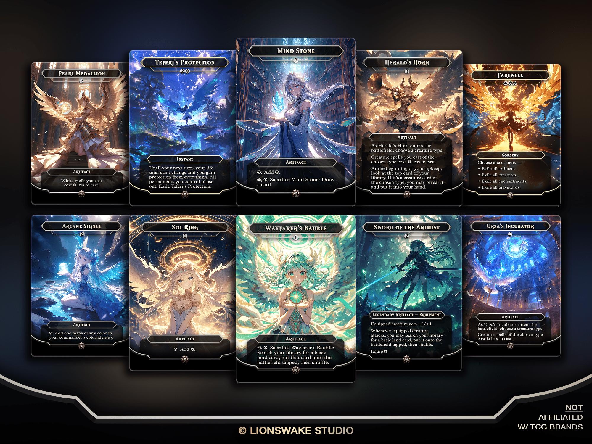Giada Angel EDH Deck (anime Waifu) | 108 Custom Cards | Full-art ...