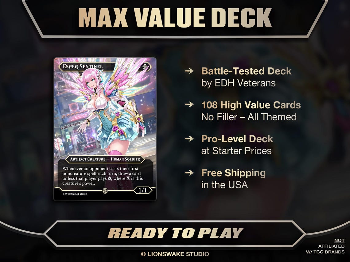 Giada Angel Aggro EDH Deck (anime Waifu) | 108 Custom Cards | Full-art ...