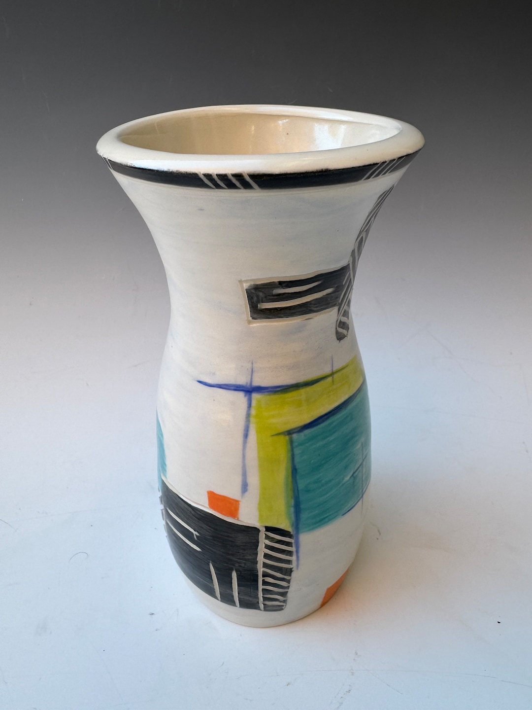 Flower Vase Handmade Pottery Vase Handmade Gift for Flower Lover Multi ...