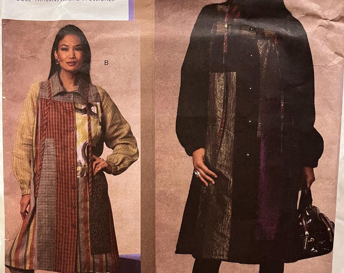 Koos Couture - UNCUT Vogue Coat Sewing Pattern V1146 - Sizes 8,10,12,14 ...