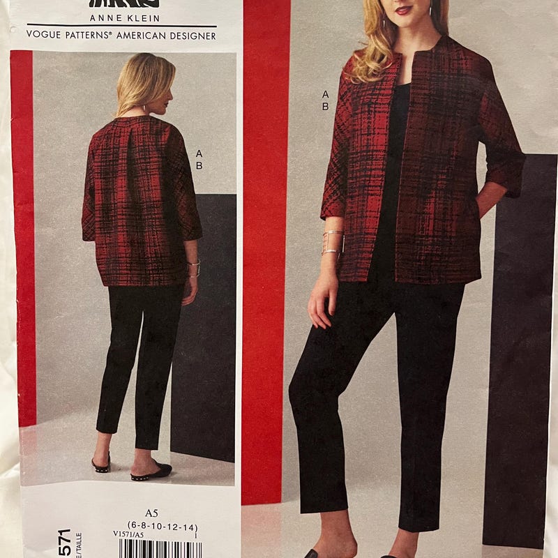 Vogue Pattern Anne Klein - Etsy