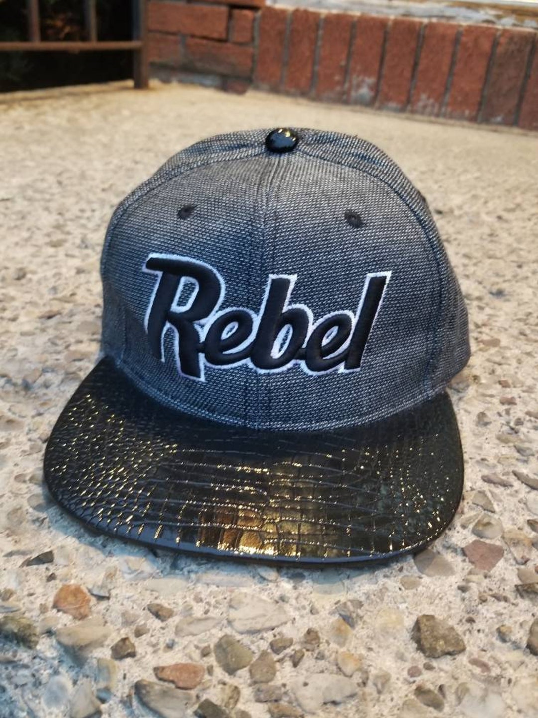 Rebel Behavior Embroidered Snap Back - Etsy Ireland