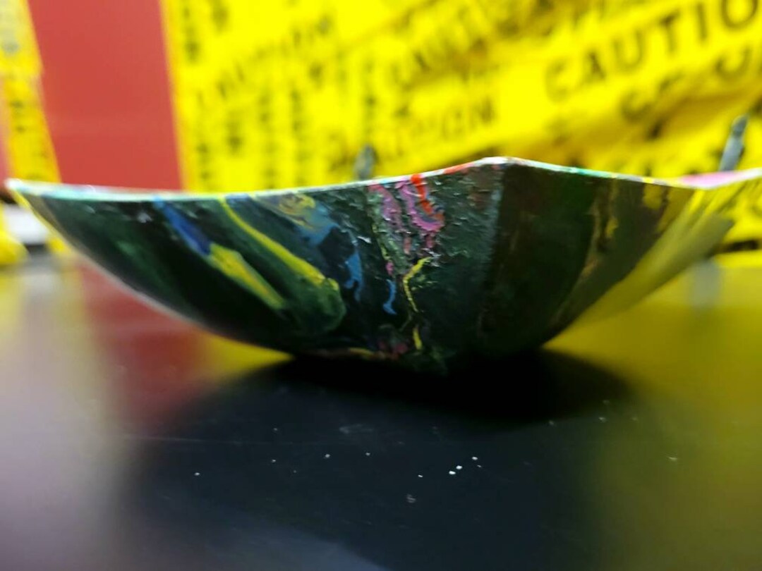 Crystal Tray With Chakra Inspired Art - Etsy