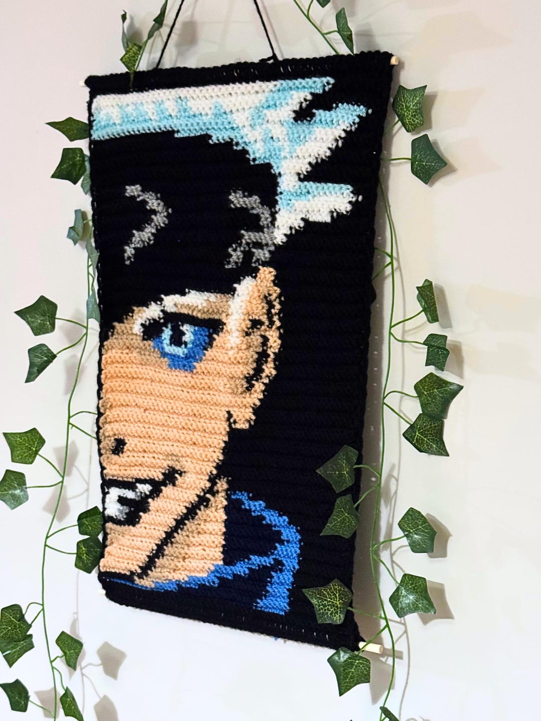 Anime Crochet Pattern: Gojo Tapestry - Jujutsu Kaisen Inspired (PDF ...