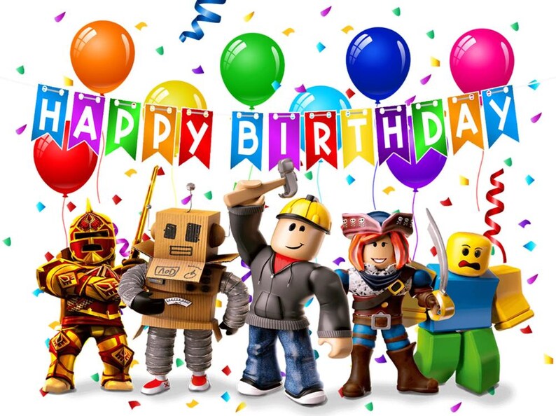 Roblox 10th Birthday Boy PNG Clipart Bundle (digital Download) - Etsy ...