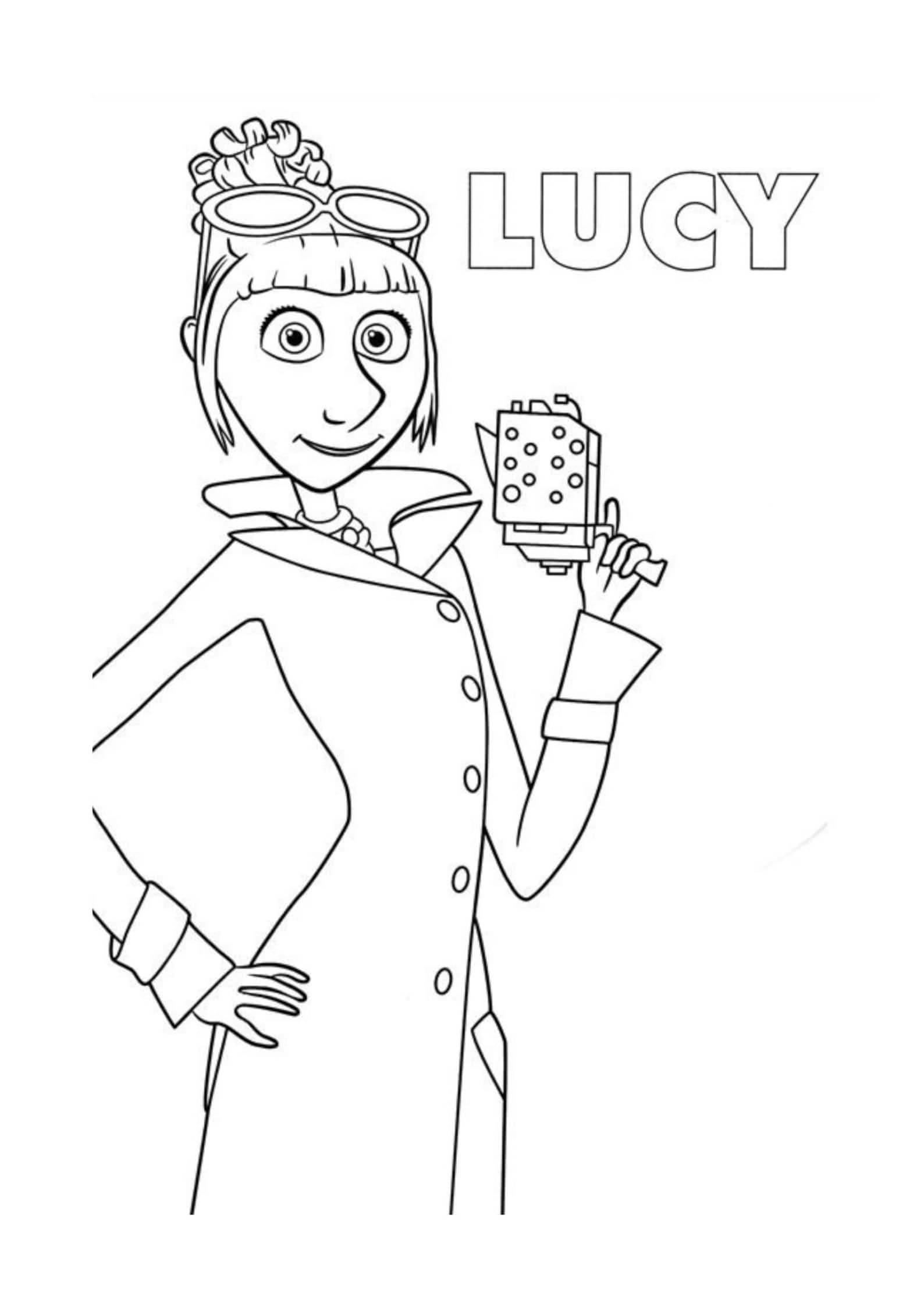 16 Pages - Despicable Me Family Coloring Book - Agnes, Gru, Margo, Luc ...