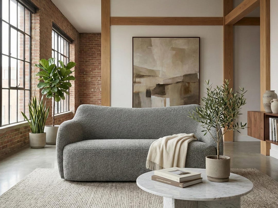 Peak Fog Microfiber 3-seater Sofa – Grey - Etsy