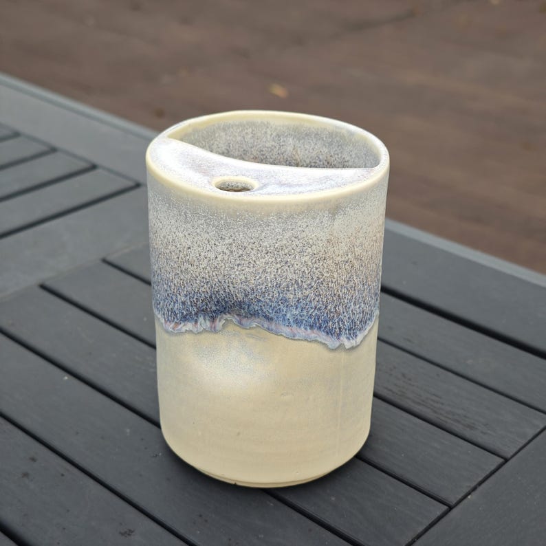 Custom Raku Ceramic Mug, Celestial Blue Glaze, Large 20.5oz Sipper - Etsy