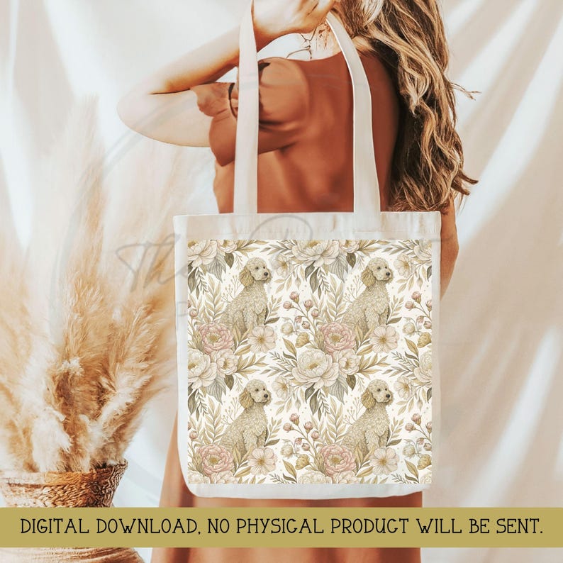 Golden Doodle Seamless Digital Paper, 5 High-resolution PNG Patterns ...