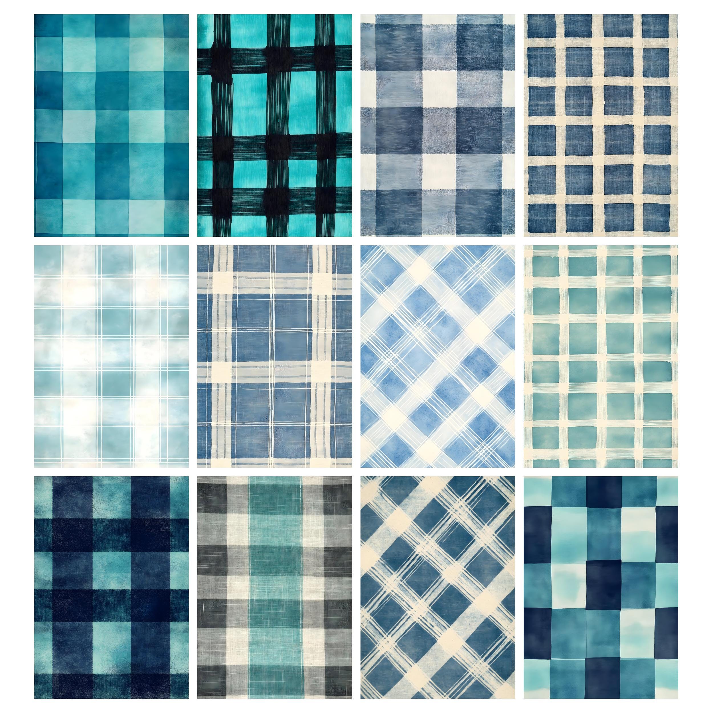 Tartan Digital Paper, Plaid Background, Plaid Digital Papers, Tartan ...