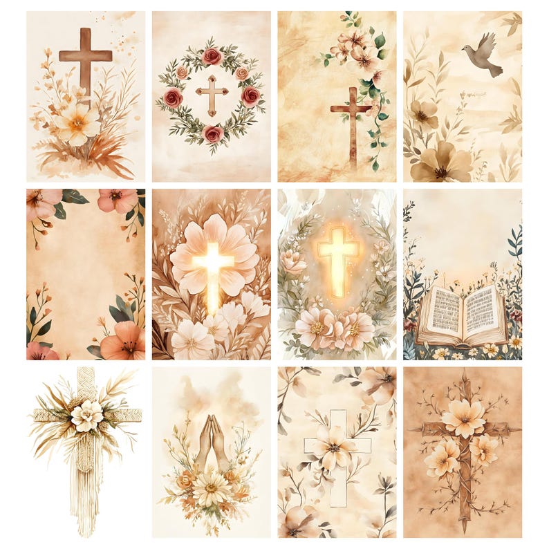 Christian Junk Journal Pages, Faith-based Printable Junk Journal Kit ...