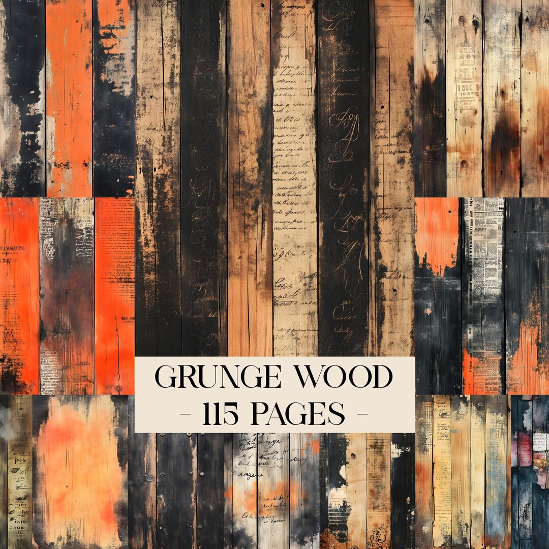 Grunge Wood Junk Journal Pages, Wooden Backgrounds, Wood Textures, Old ...