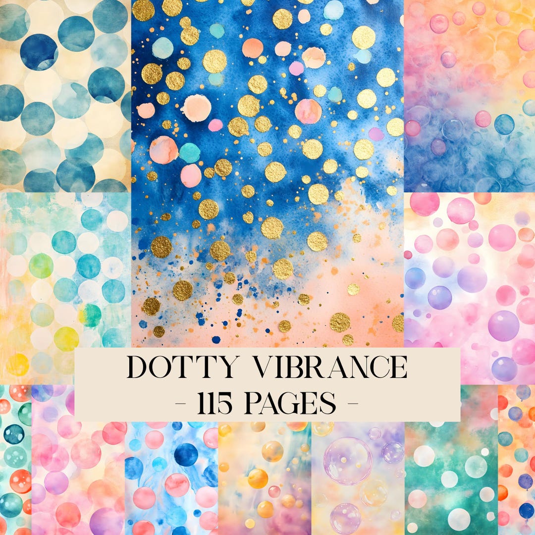 Colorful Pages Pastel Watercolor Background Textures Junk Journal Digit ...