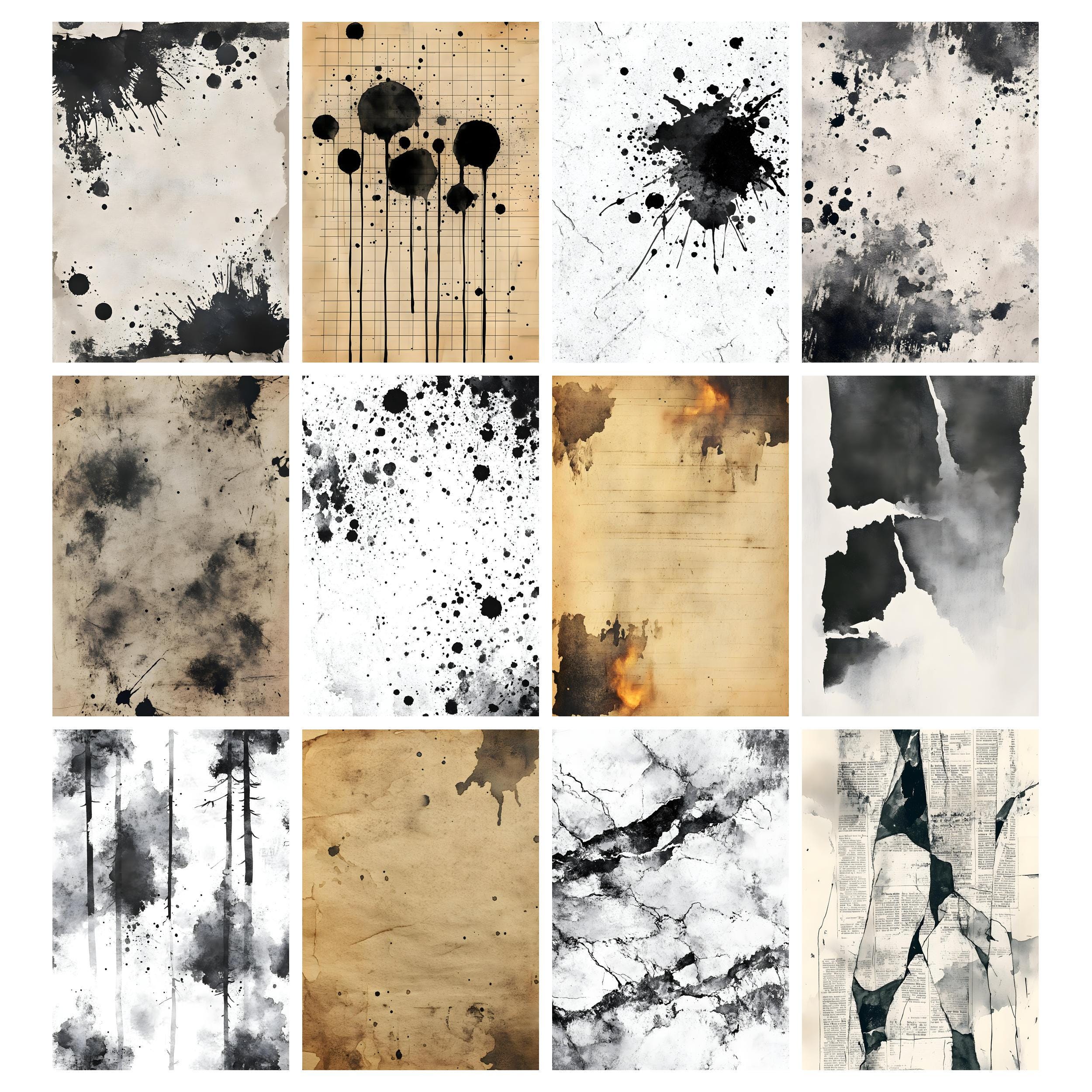 Grunge Papers, Grunge Junk Journal Pages, Grunge Background, Grungy ...