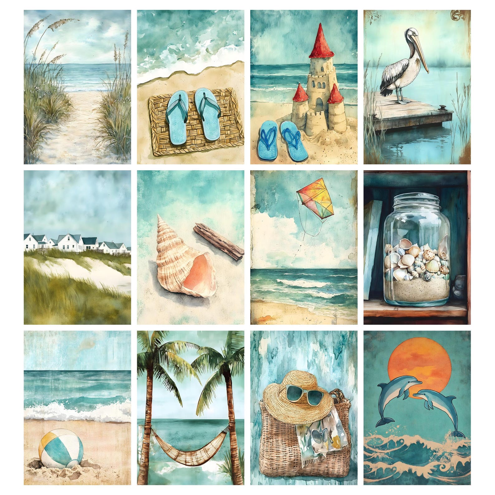 Coastal Serenity Journal Pages, Coastal Journal, Nautical Journal ...