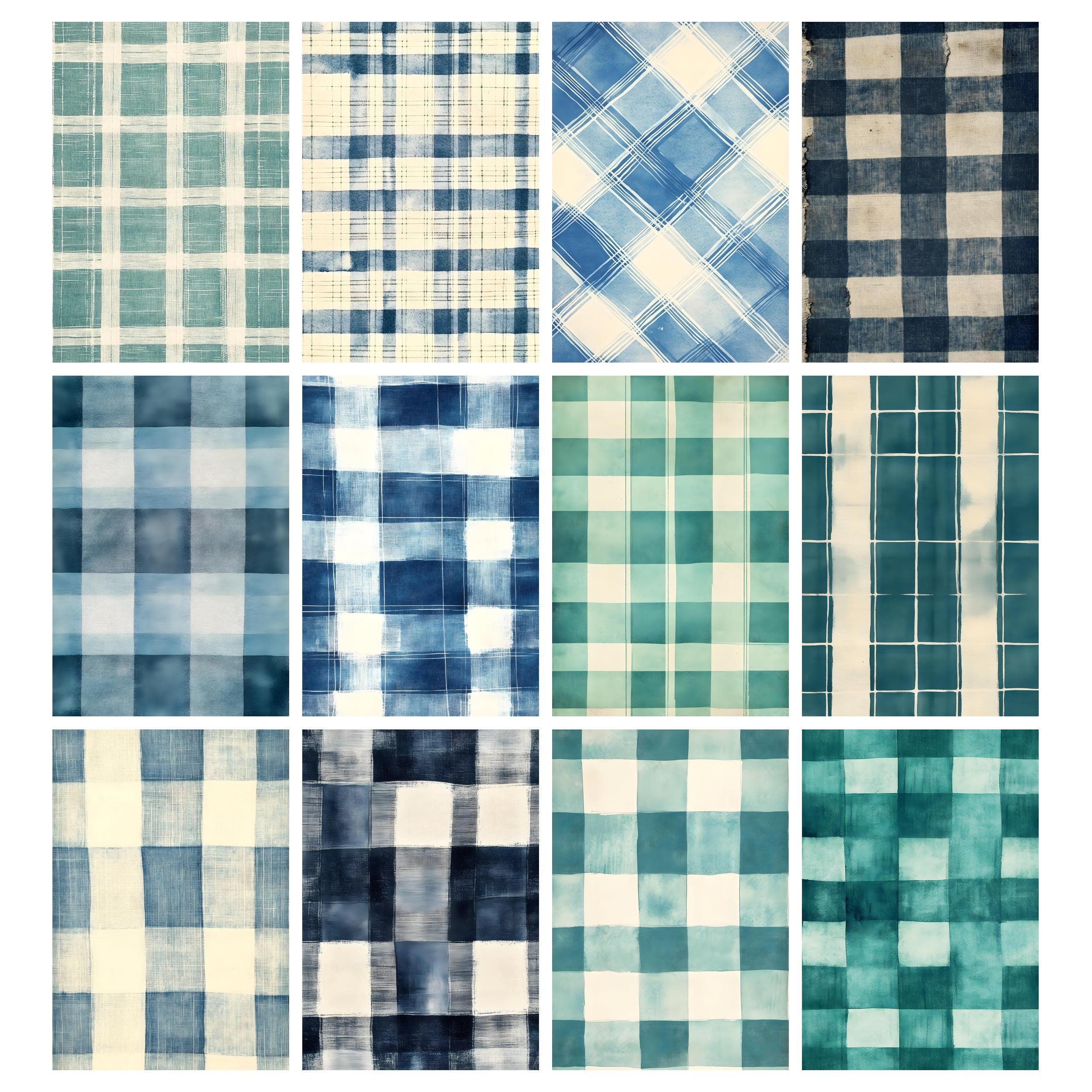 Tartan Digital Paper, Plaid Background, Plaid Digital Papers, Tartan ...