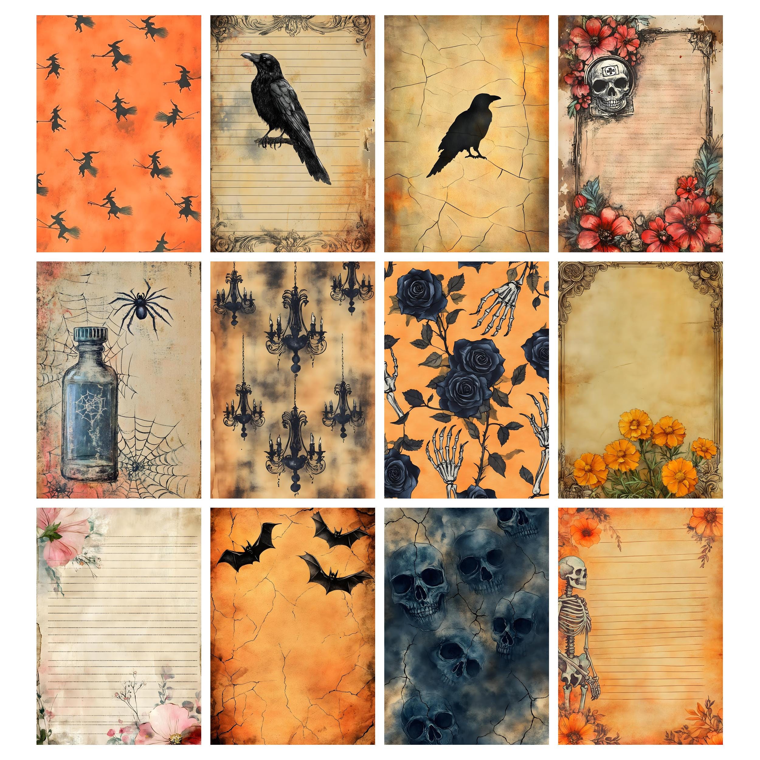 All Hallows' Eve Junk Journal Kit, Junk Journal Printable, Journal ...