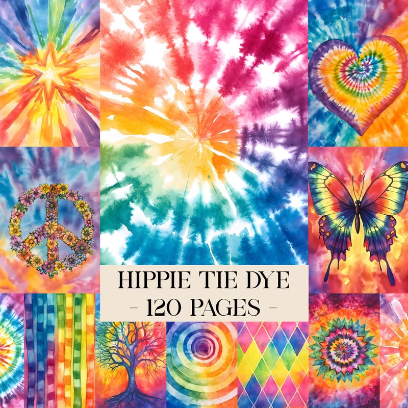 Rainbow Tie Dye - Etsy