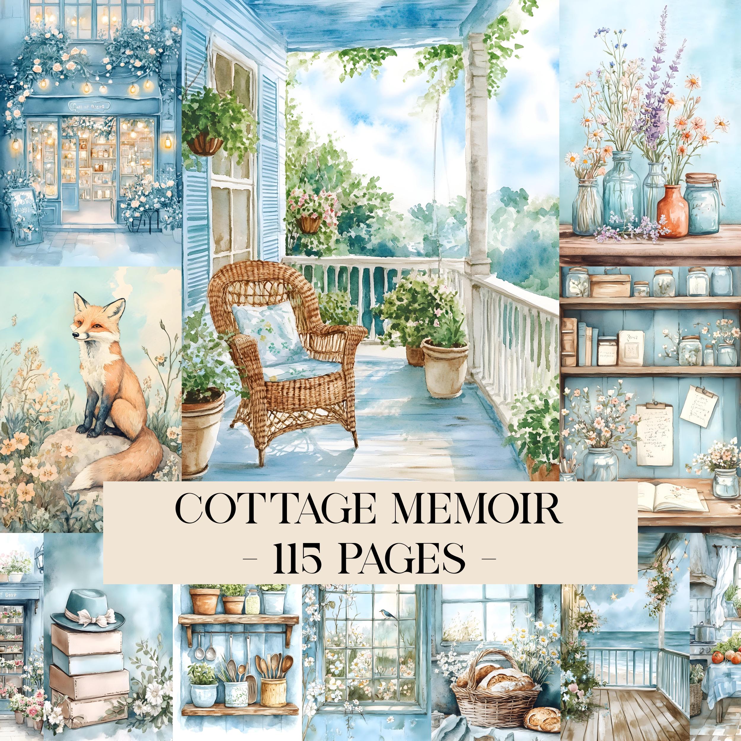 Vintage Cottage Farm Life Junk Journal Shabby French Countryside Memory ...