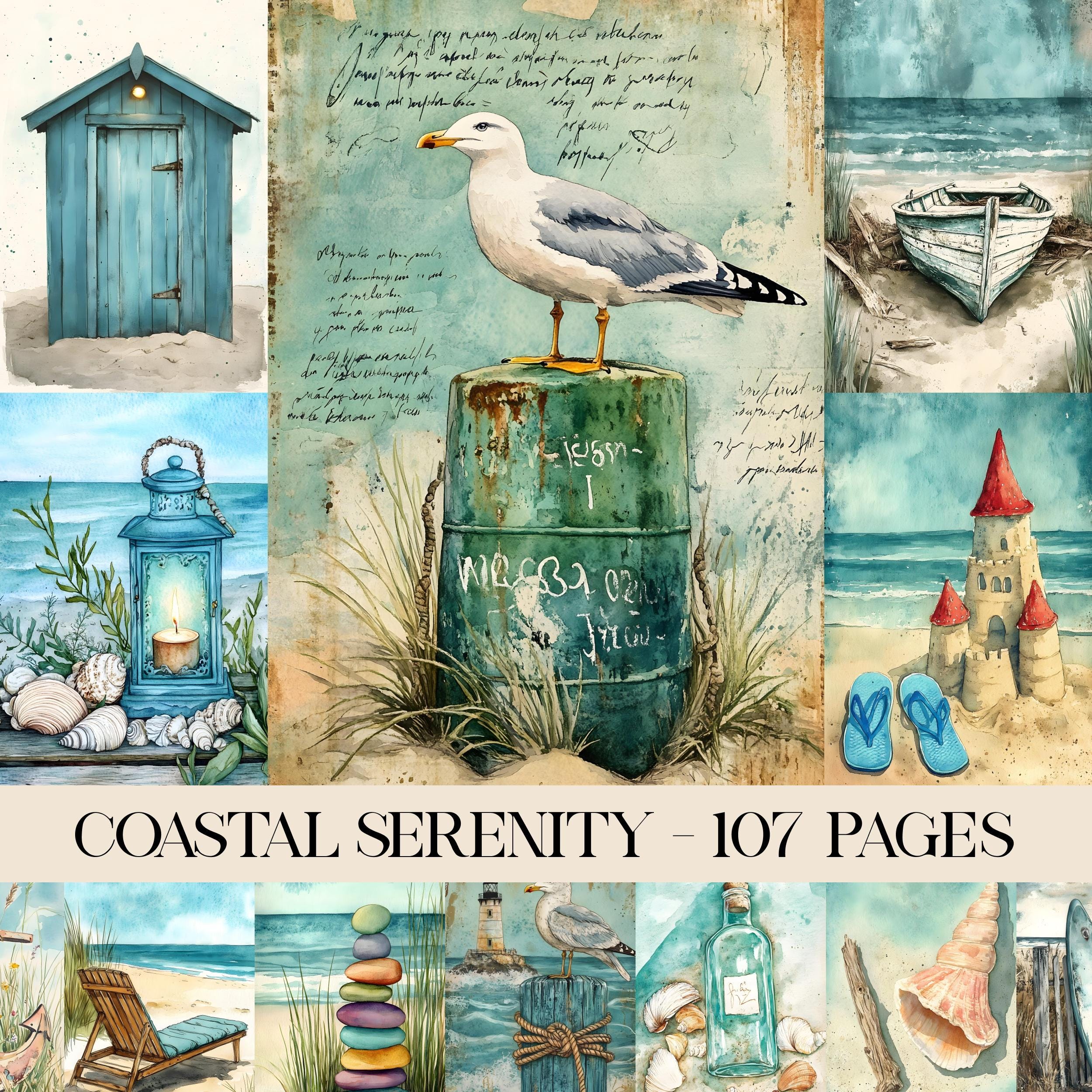 Coastal Serenity Journal Pages, Coastal Journal, Nautical Journal ...