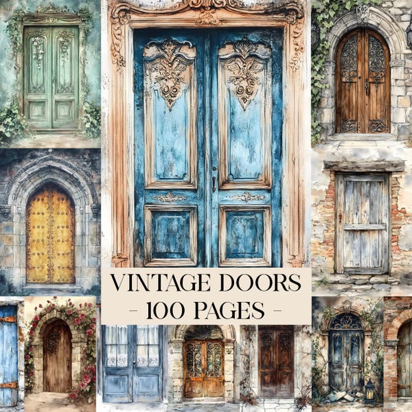 Printable Antique Door - Etsy UK