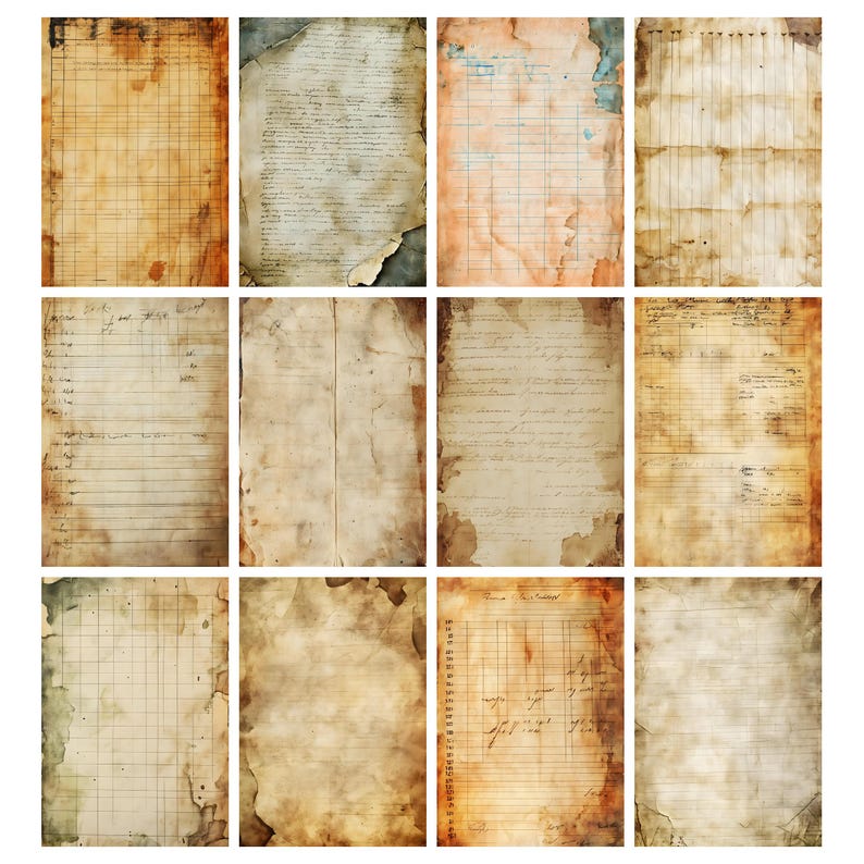 Printable Ledger Paper, Ledger Book, Digital Ledger Paper, Ledgers Junk ...