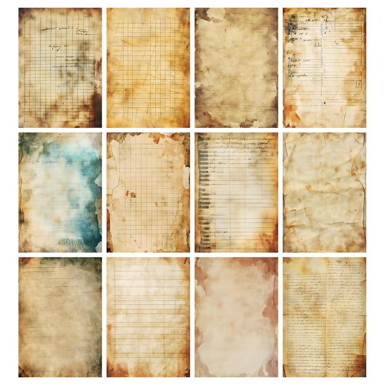 Printable Ledger Paper, Ledger Book, Digital Ledger Paper, Ledgers Junk ...