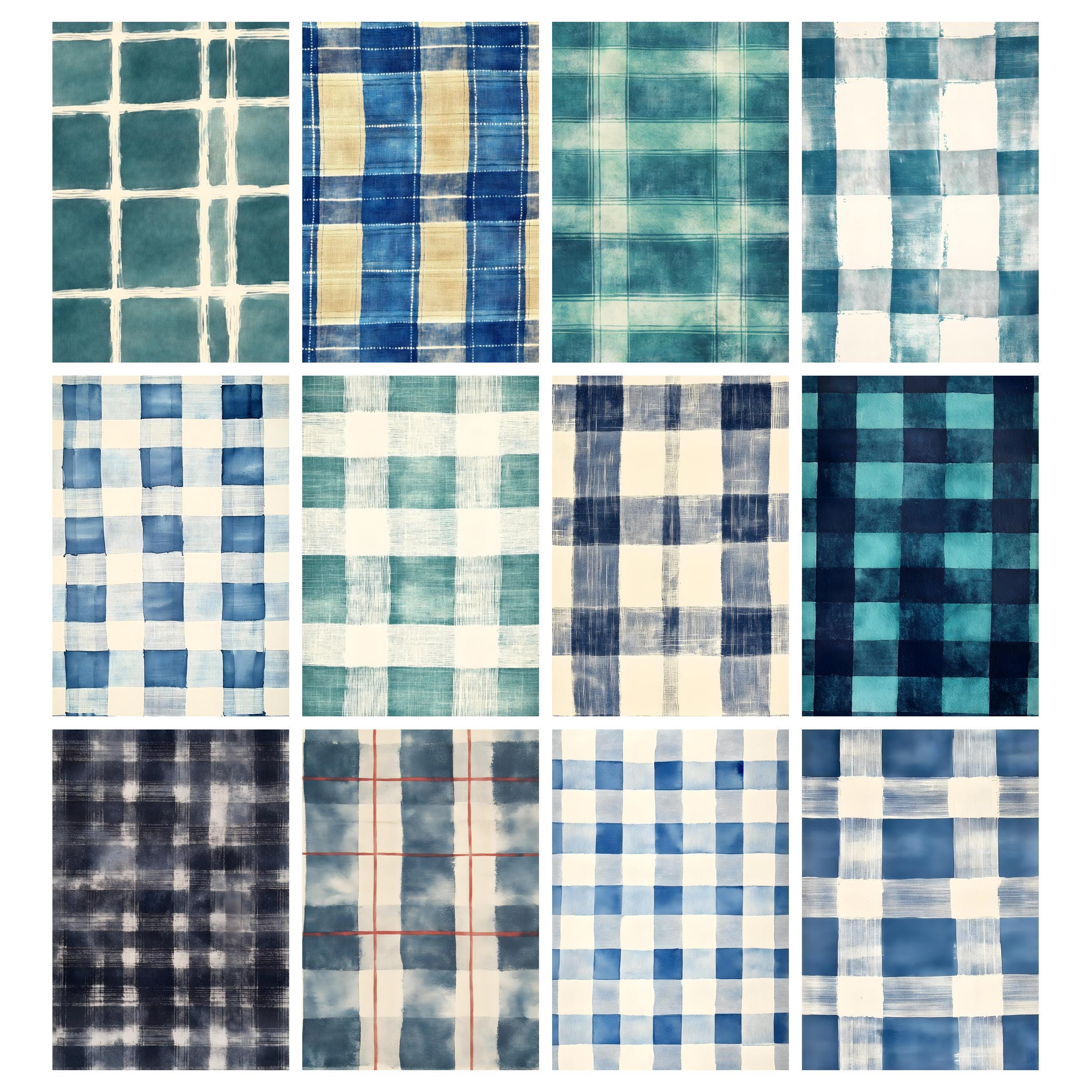 Tartan Digital Paper, Plaid Background, Plaid Digital Papers, Tartan ...