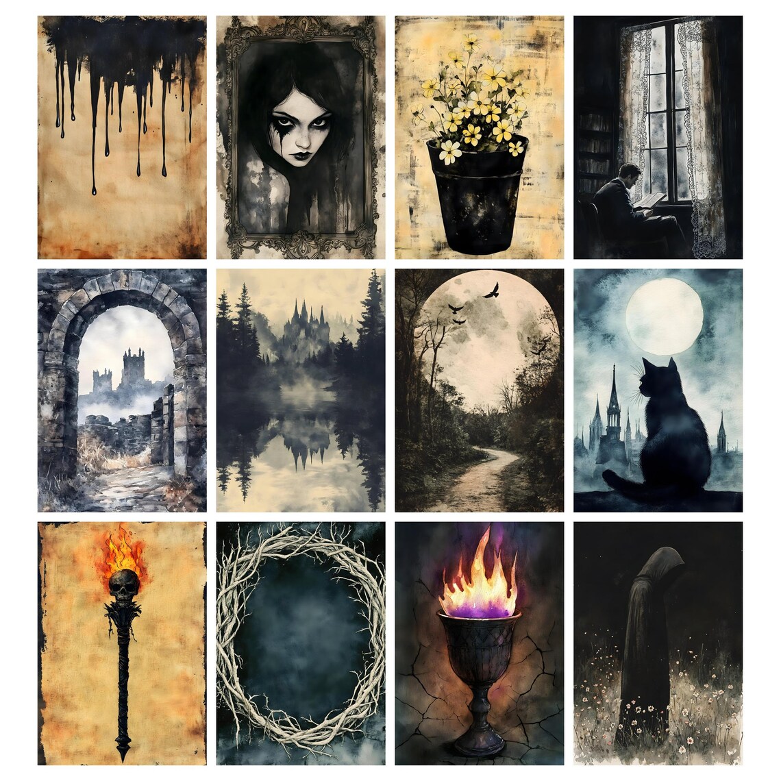 Witch's Hex Pages, Junk Journal Pages, Witchcraft, Occult Pages, Spooky ...