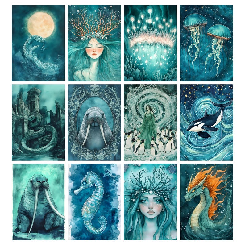 North Sea Pages, Mermaid Journal, Nautical Ephemera, Underwater Fantasy ...