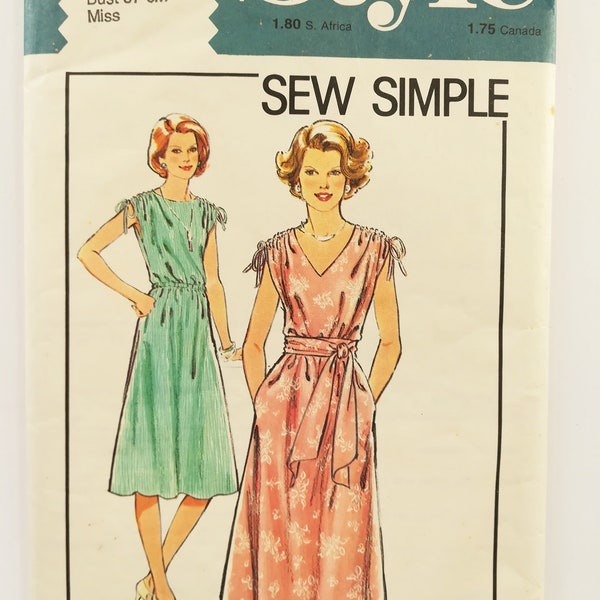 Pintuck Dress Sewing Pattern - Etsy