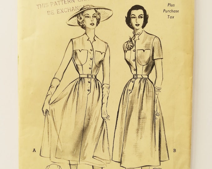 Dress Sewing Pattern With Gathered Shoulders Fabric Sash Belt ...