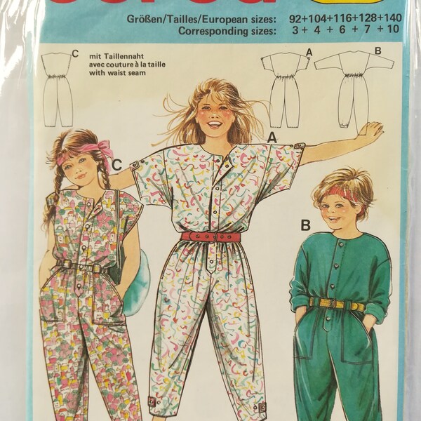 Girl Overall Pattern - Etsy