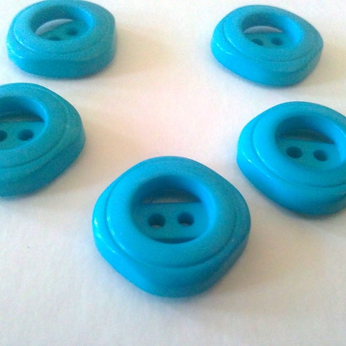 Sewing & Fiber Sewing Closures & Fasteners Job Lot 100 Blue Buttons ...