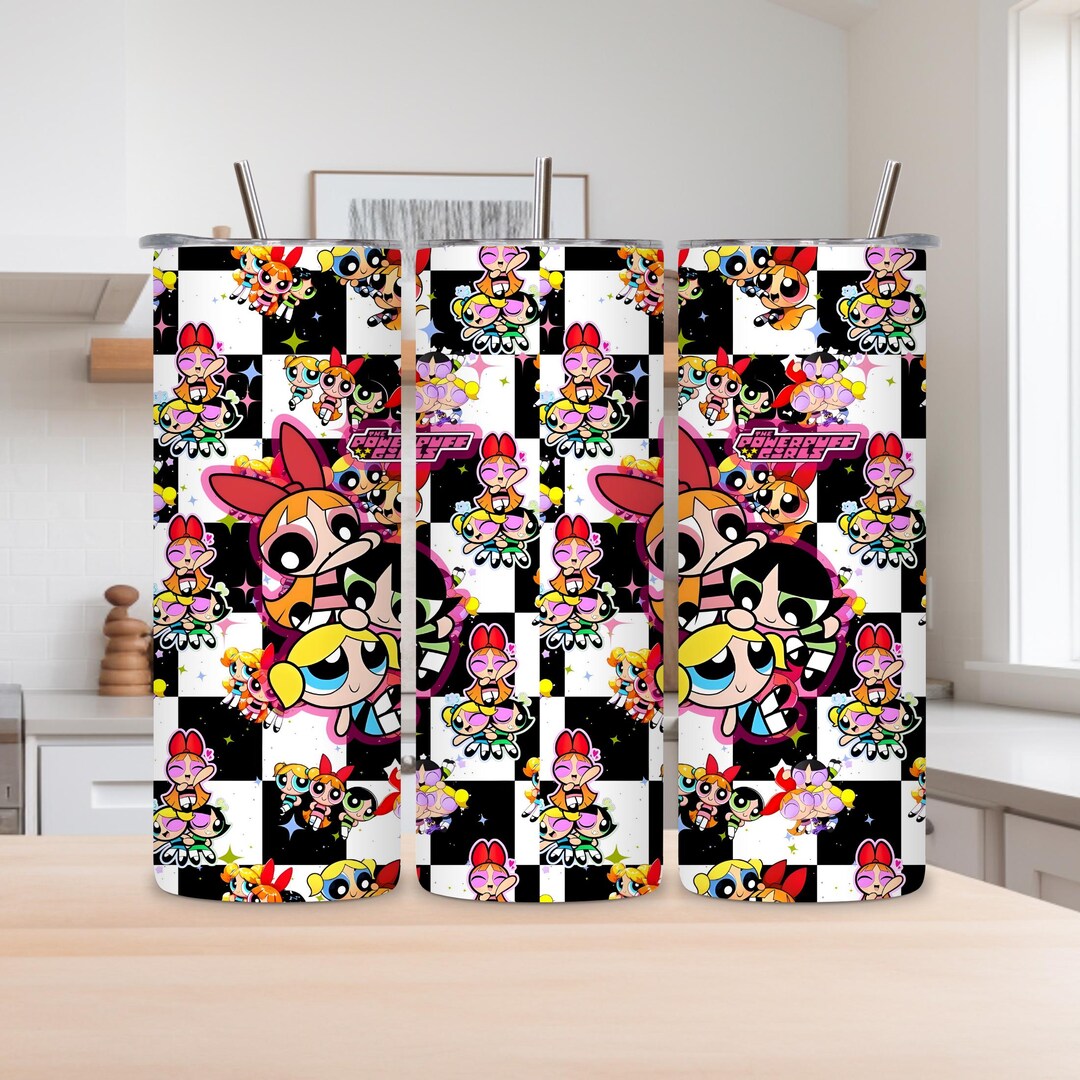 Powerpuff Girls Sublimation Wrap | Digital PNG - Etsy