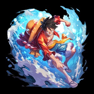 Luffy Fan Art Design Bundle - Etsy